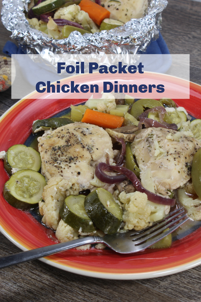 Foil Packet Chicken Dinner - Mixin Mamas