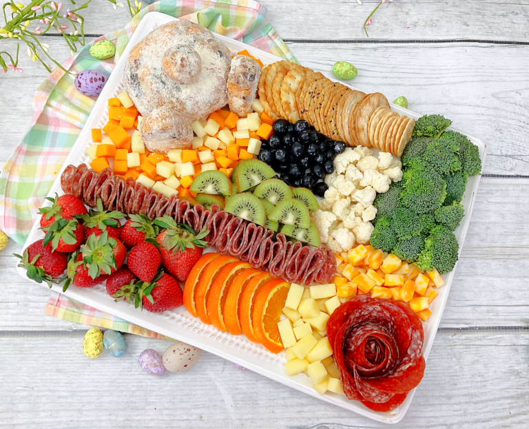 Savory Bunny Butt Cheese Ball Board - Mixin Mamas