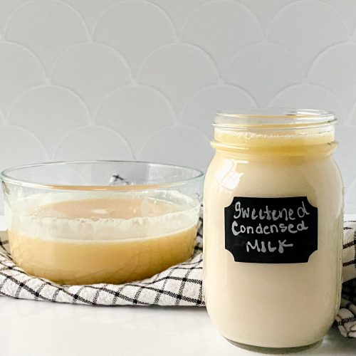 Homemade Sweetened Condensed Milk - Mixin Mamas