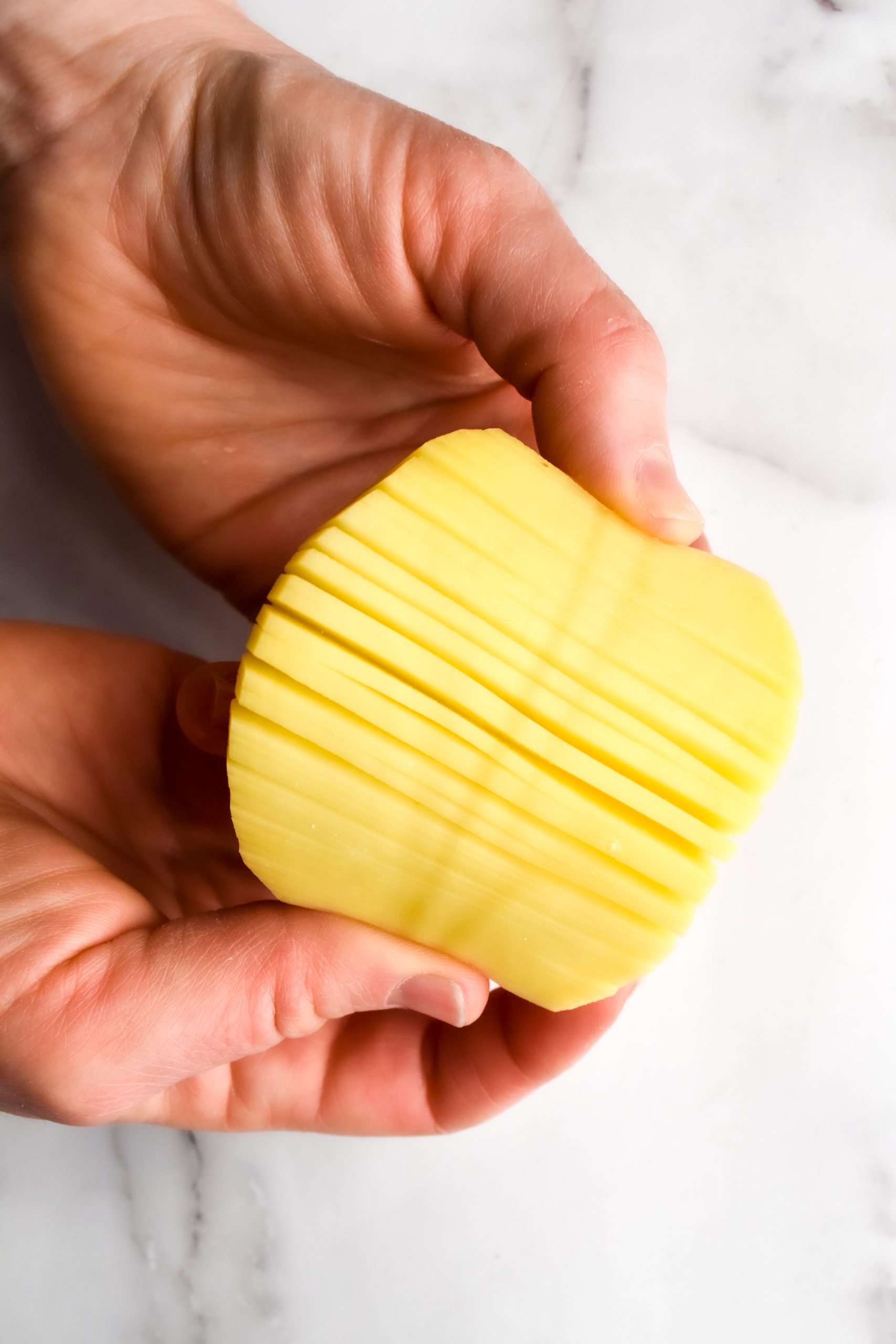 Accordion Potatoes Recipe - Mixin Mamas