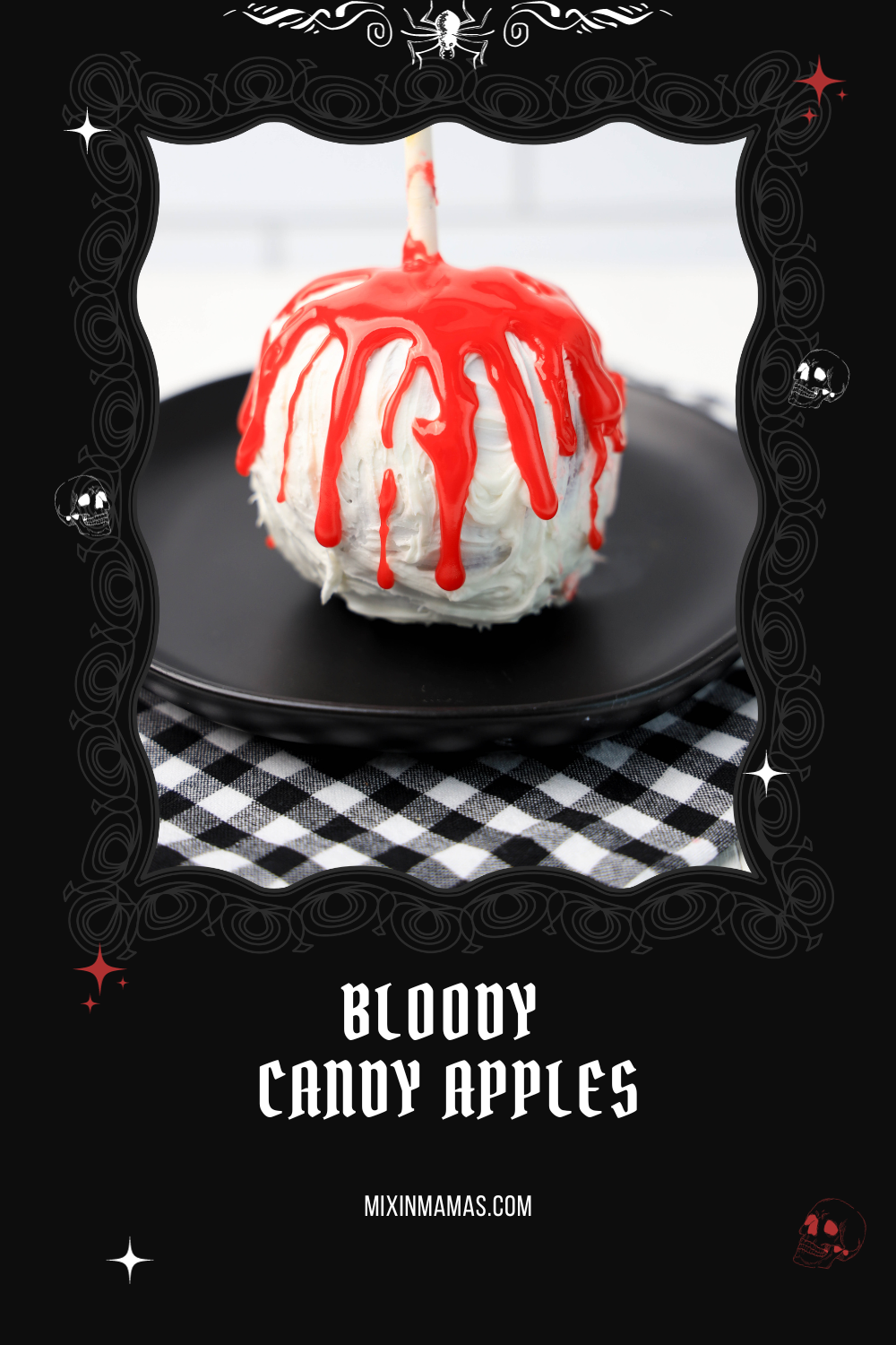 Bloody Candy Apples - Mixin Mamas