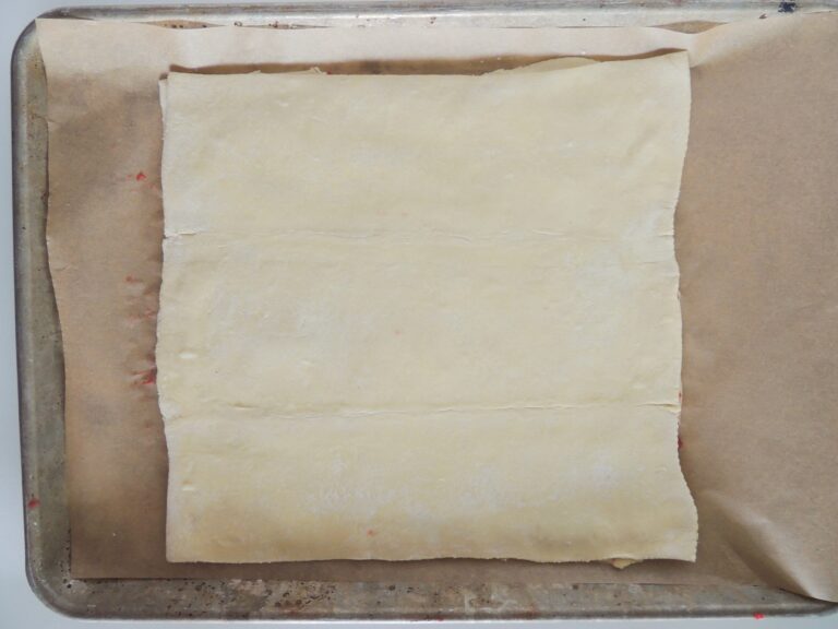 Puff Pastry Candy Cane - Mixin Mamas