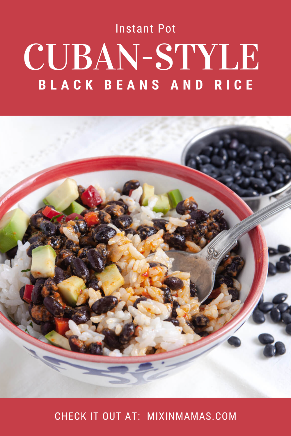 Cuban-Style Black Beans and Rice - Mixin Mamas